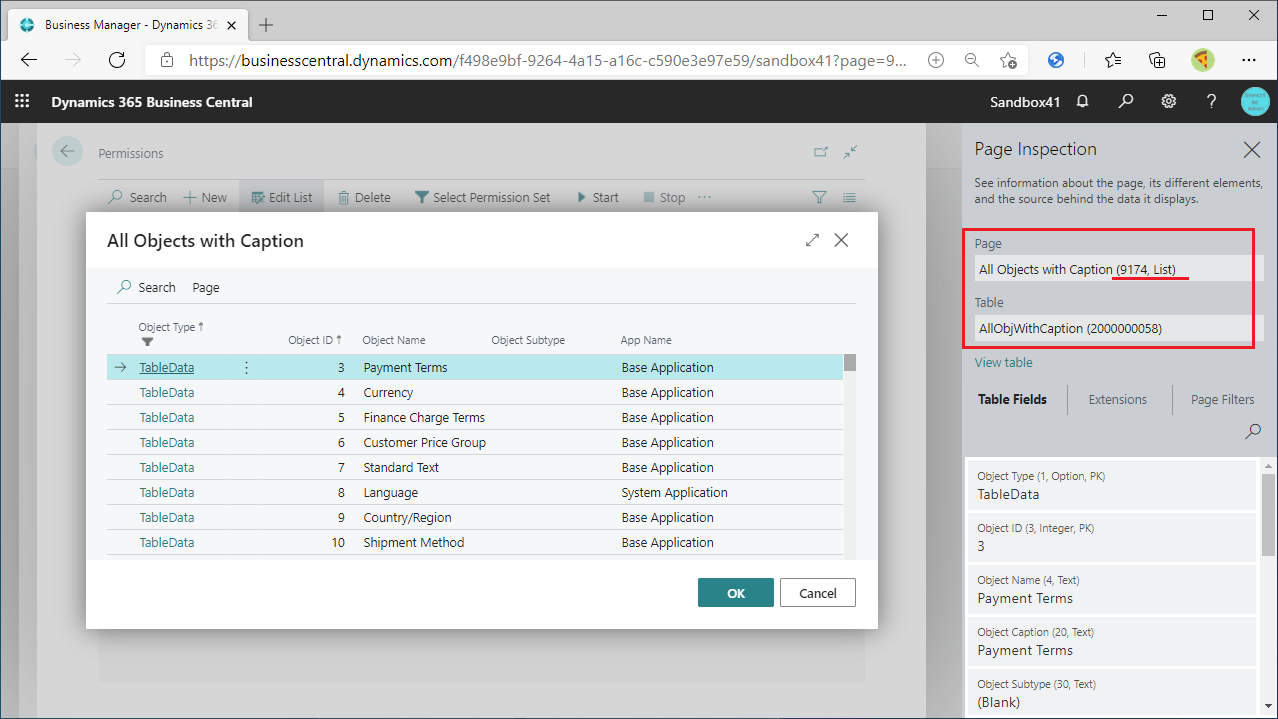 How To Get All Fields Name List Of Tables In Business Central It長のネタ帳