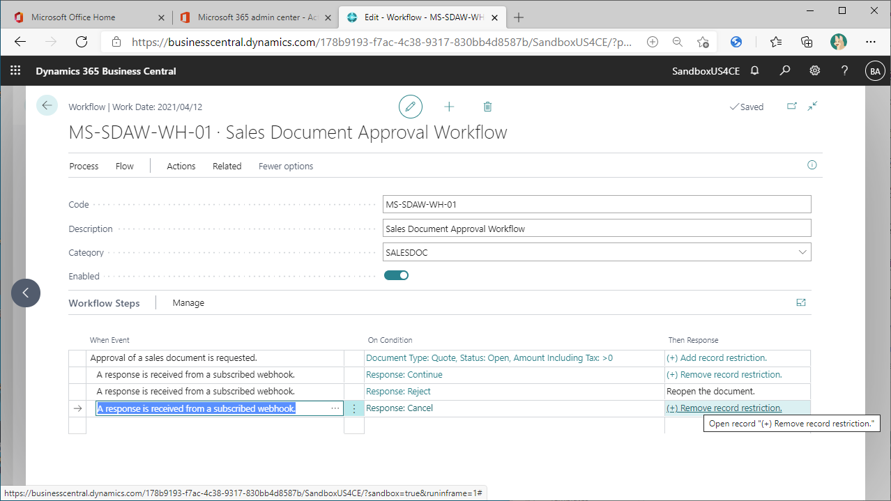 How to Setup Workflow of D365BC #6 | IT長のネタ帳