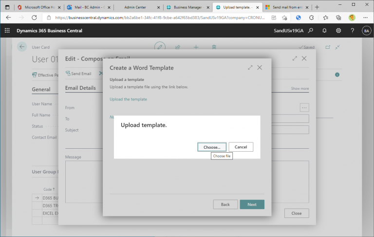 Send mail entities using word templates as body or attachment #2 | IT長のネタ帳