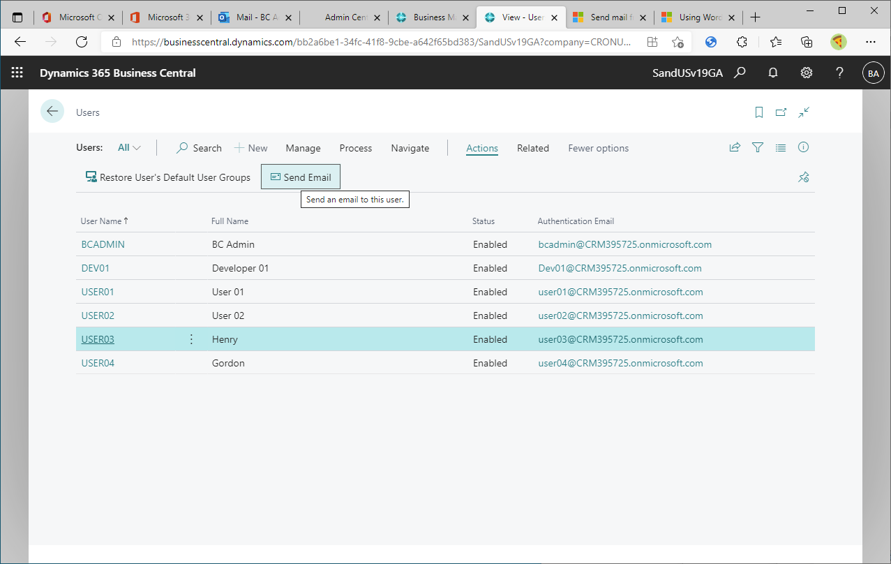 Send mail entities using word templates as body or attachment #2 | IT長のネタ帳