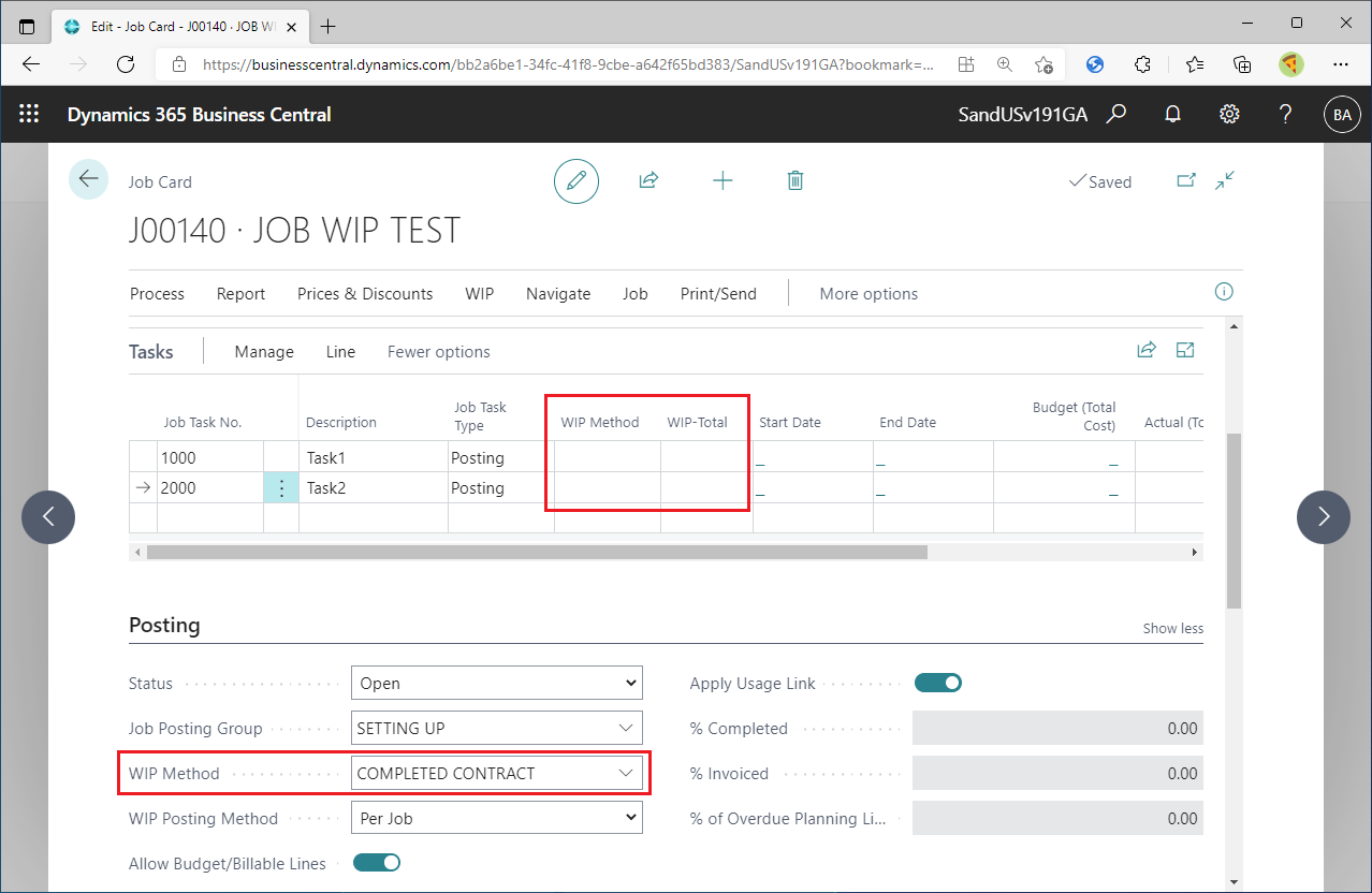 Tips & Tricks of JOB WIP Calculation | IT長のネタ帳
