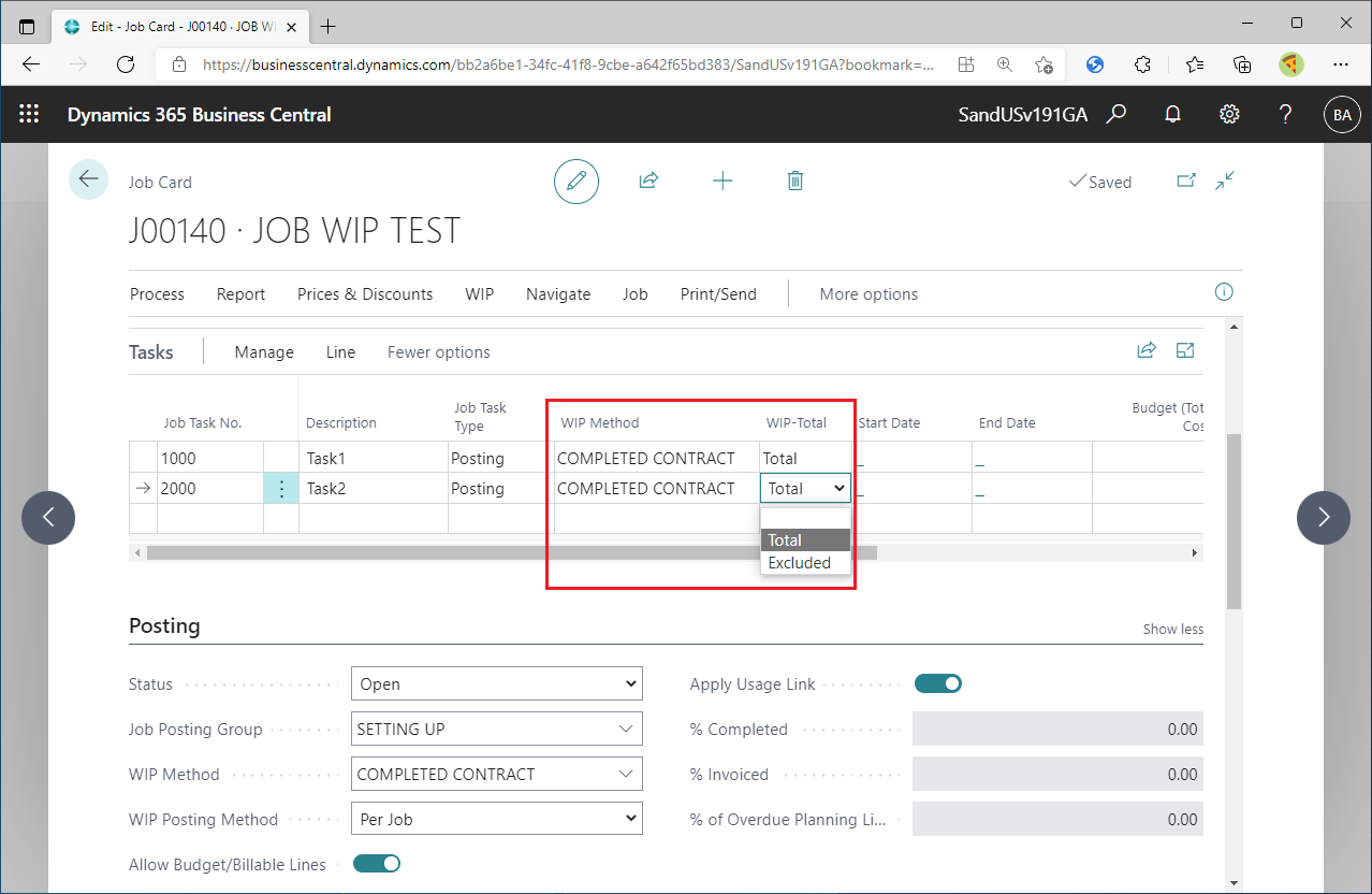 Tips & Tricks of JOB WIP Calculation | IT長のネタ帳