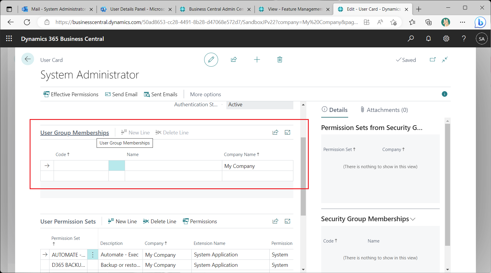 Manage User Permissions Using Security Groups | IT長のネタ帳